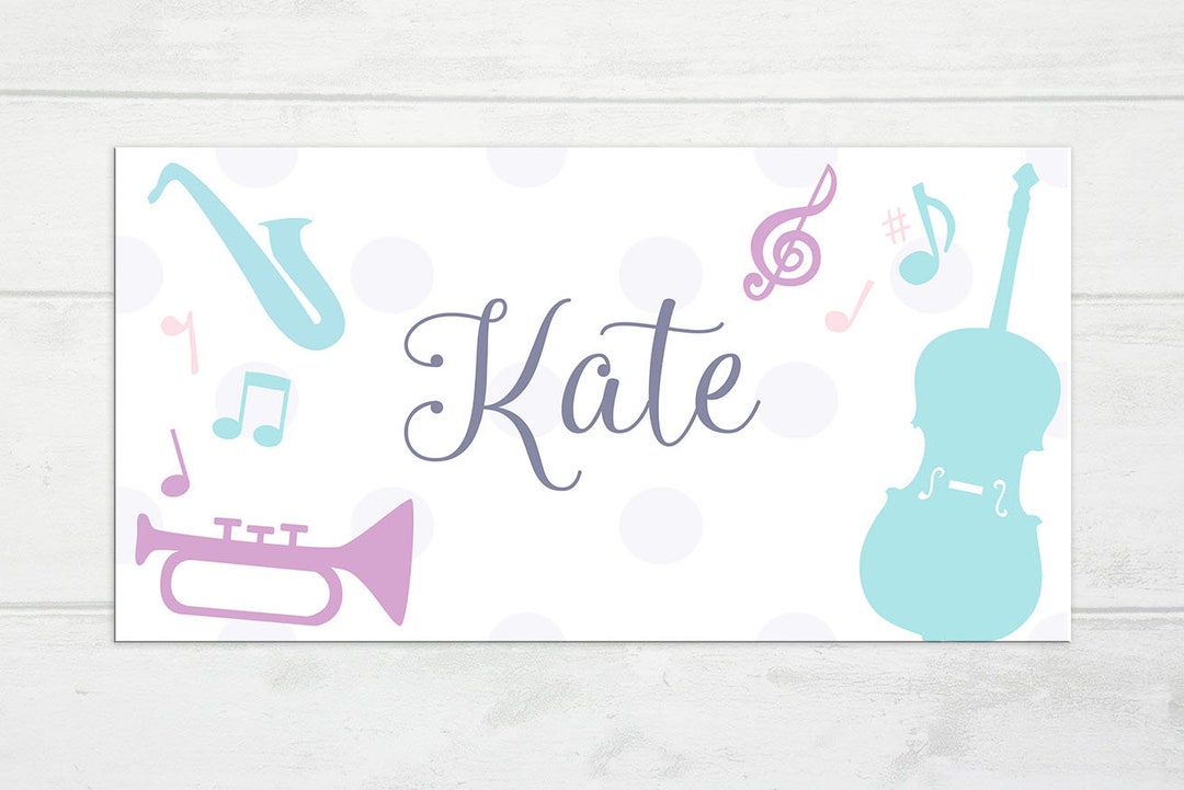 Music Door Sign Music Door Hanger Instruments Door Sign - Etsy