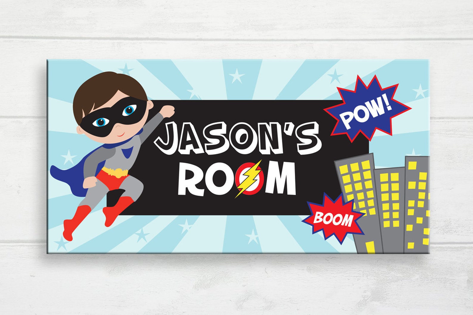 Superhero Door Sign Superhero Nursery Superhero Birthday | Etsy