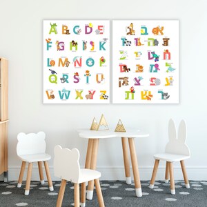 Aleph Bet Children's Art, Animal ABC, Animal Alphabet, Animal Alphabet ...