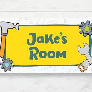 Tool Theme Door Sign Tool Door Hanger Tools Door Plaque - Etsy