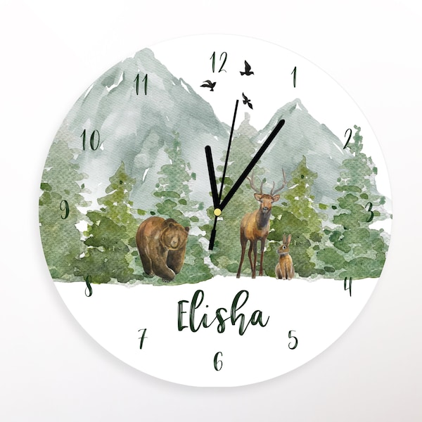 Animal Clock - Etsy