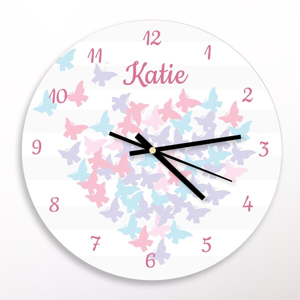 Butterfly Clock - Etsy