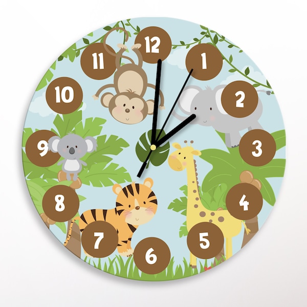 Animal Clock - Etsy