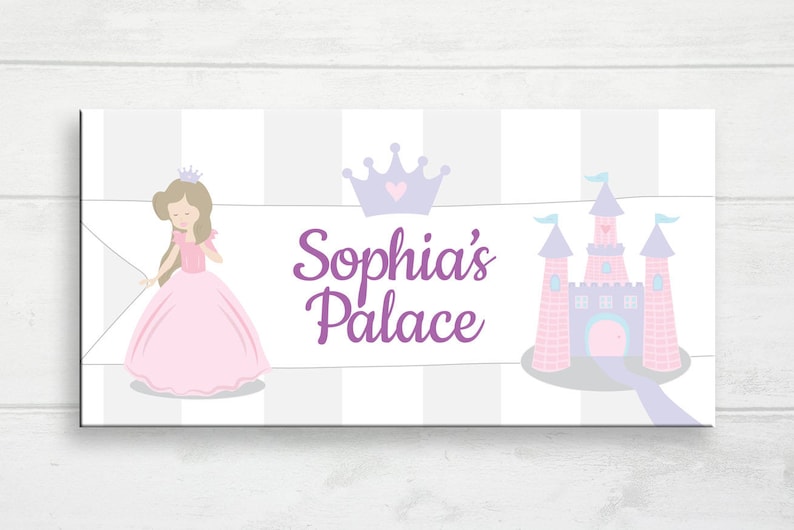 Princess Door Sign Palace Door Sign Kid's Door Plaque | Etsy