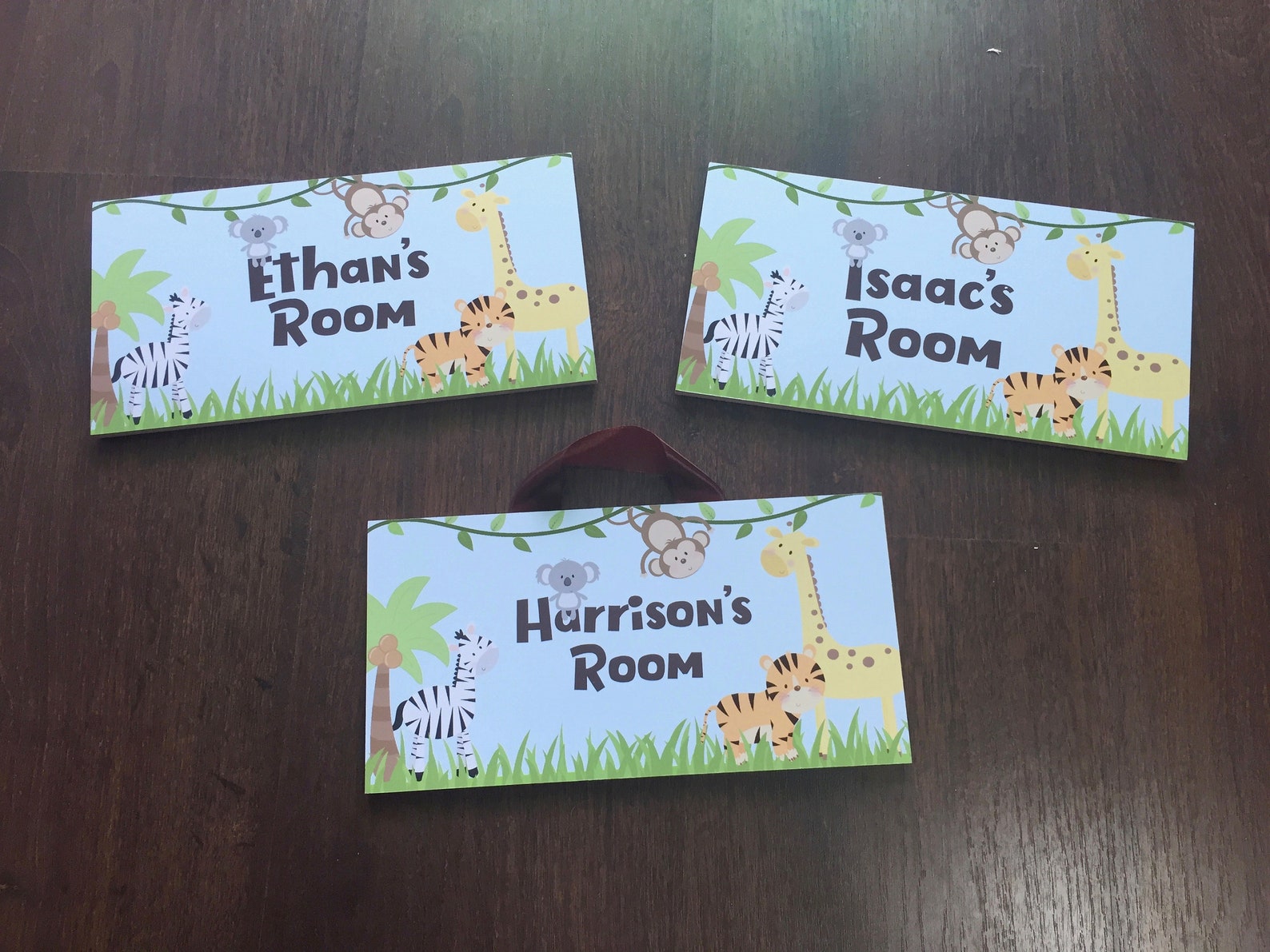 Jungle Safari Door Sign Safari Nursery Zoo Animals Kids - Etsy
