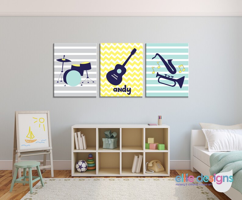 Kids Music Door Sign Music Door Plaque Musical Instruments - Etsy