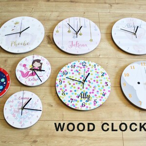 Colorful Sun Wall Clock Children's Room Clock Sun - Etsy