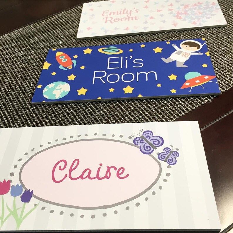 Personalized Butterfly Door Sign, Girl's Room Decor - Etsy