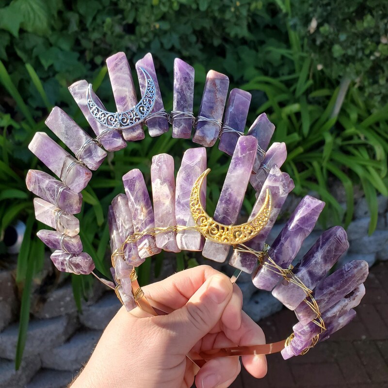 Amethyst Crown - Etsy