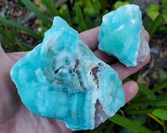 Raw Blue Crystal - Etsy