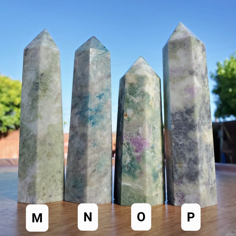 Blue Yooperlite Towers Glowing Crystal Stone With UV Light - Etsy