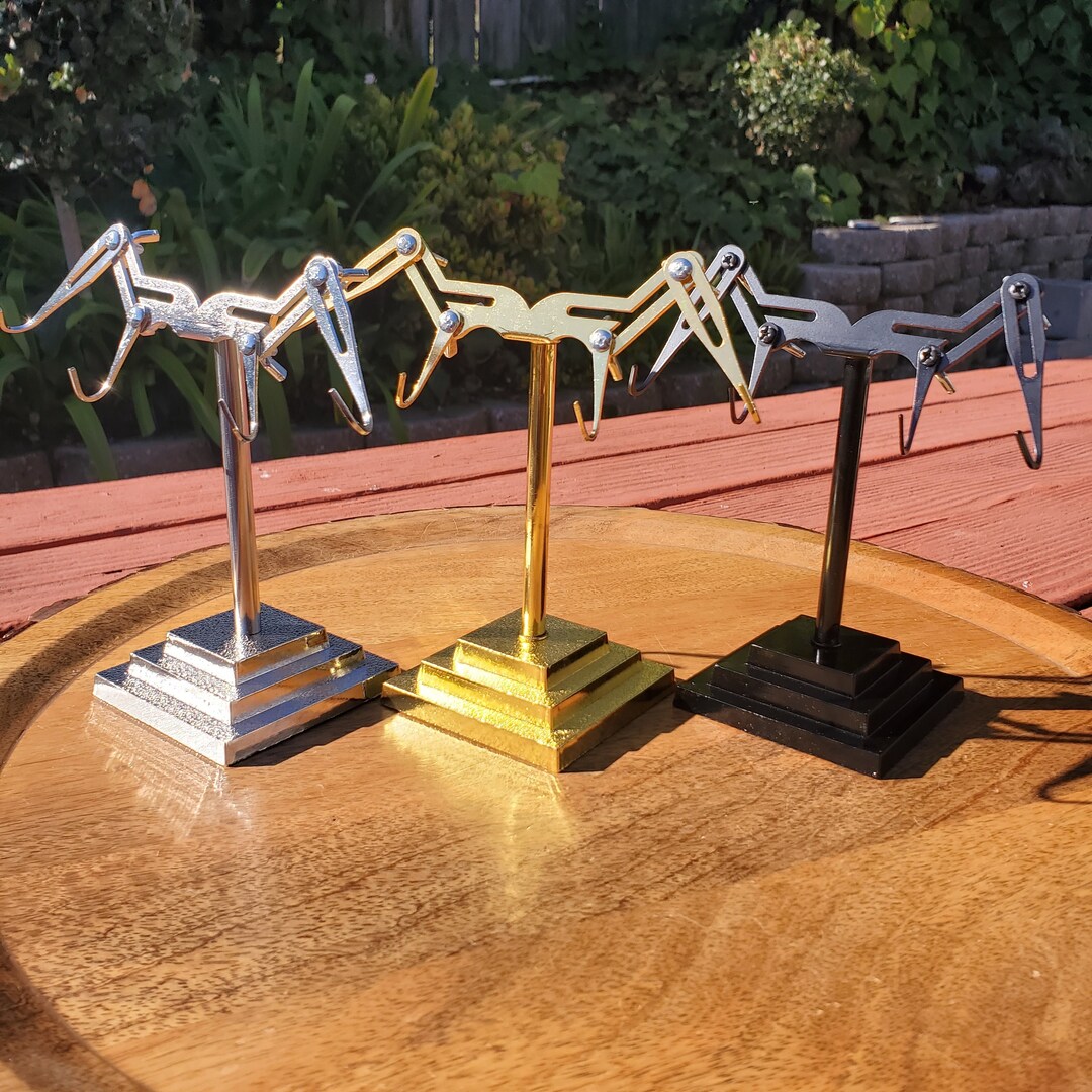 Adjustable Metal Stand - Black, Gold or Silver - Use With Crystal Wings ...