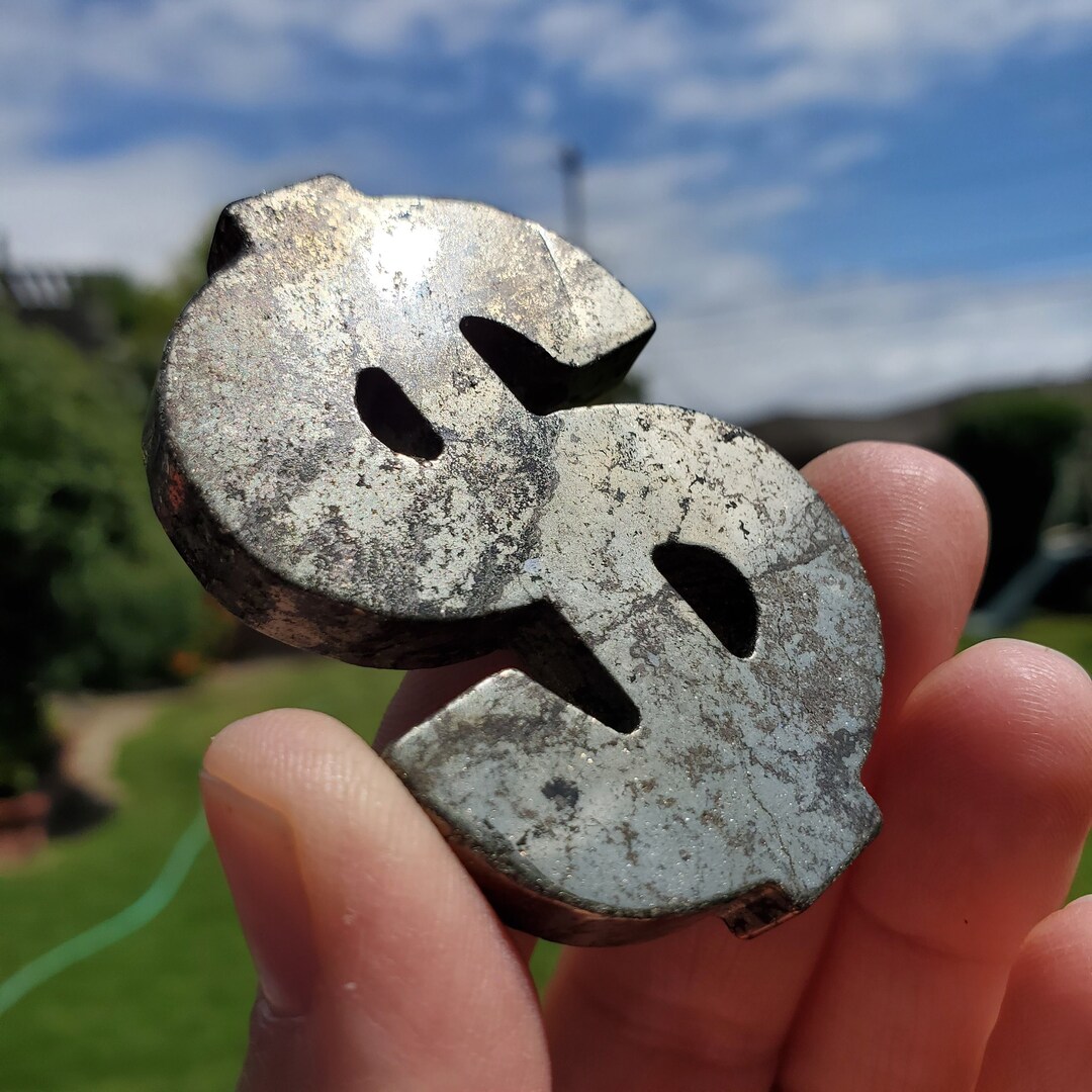 Pyrite Money Sign - Blocks Negativity, Blocks EMF, Boost Personal Power ...