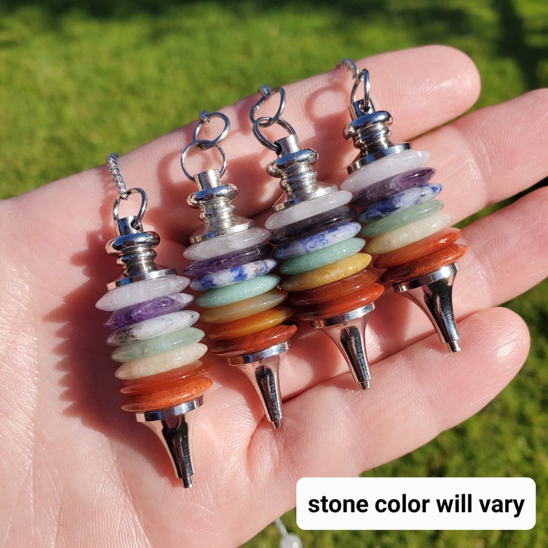 Chakra Pendulum - Grounding, Manifestation, Self Reflection, Prosperity ...
