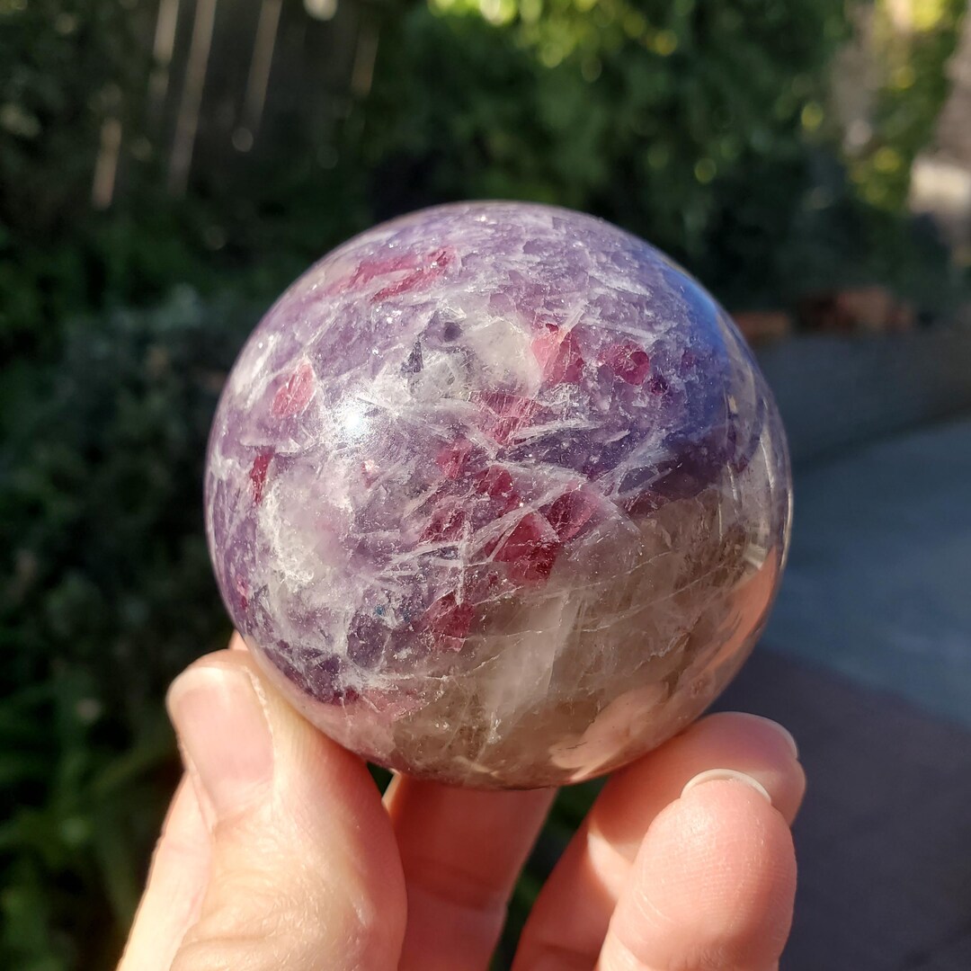 Unicorn Stone Sphere - Supportive, Calm, Emotional Healing, Grounding ...