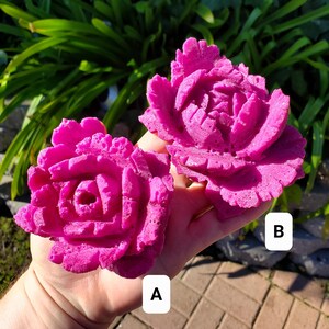 Big Chunky Ruby Flower (with UV Light) - Energy, Strength, Power ...
