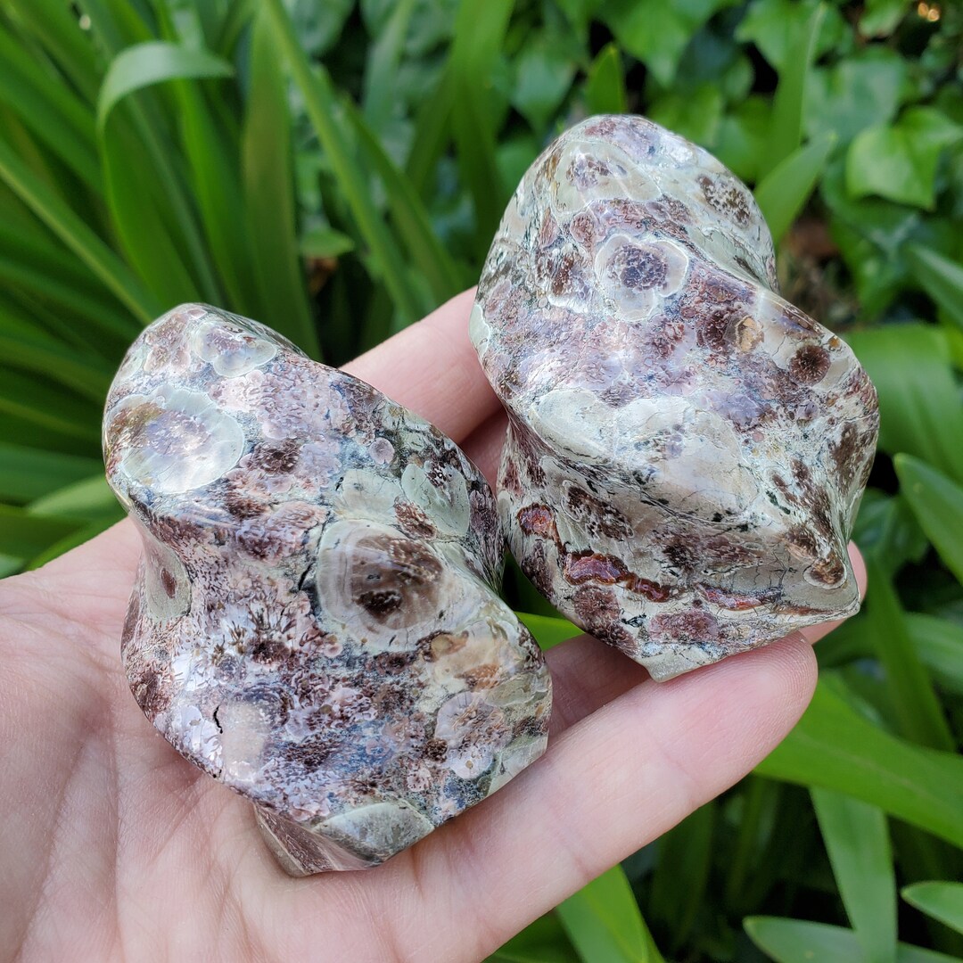 Russian Flower Agate Flame Gentle, Nourishing, Growth Green Flower ...