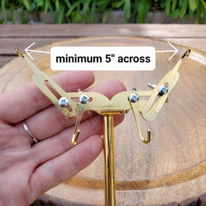 Large Adjustable Metal Stand - Gold or Silver - (use With Crystal Wings ...
