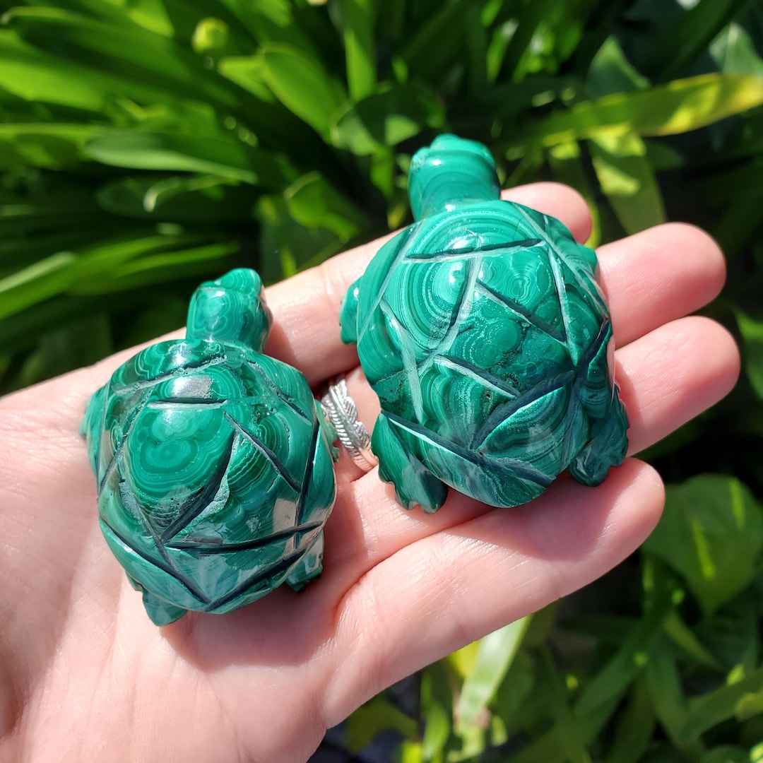 Malachite Turtle - Protection, Blocks EMF, Absorbs Negativity ...