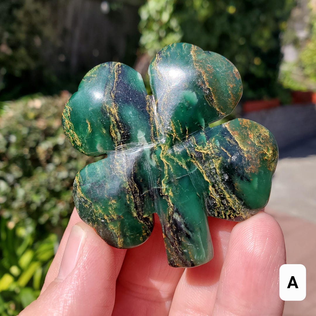 Cute Emerald Clover - Heals Heart Chakra, Compassion, Acceptance ...