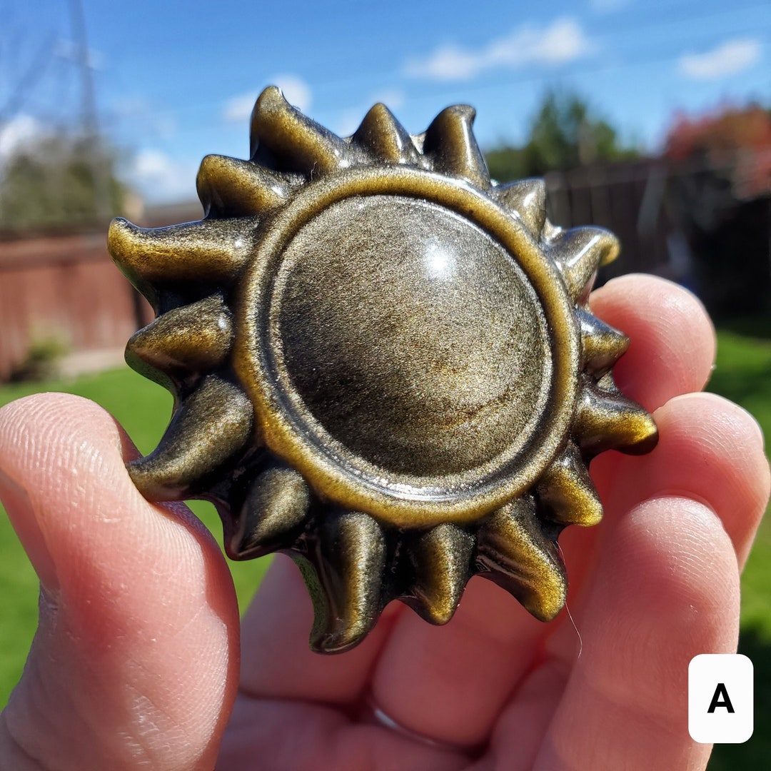 Gold Sheen Obsidian Sun Self Reflection, Release Negative Energies 2.25 ...