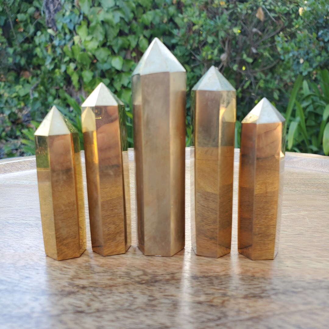 Pyrite Tower - Blocks Negativity, Boost Personal Power - 2.25" to 3.15 ...