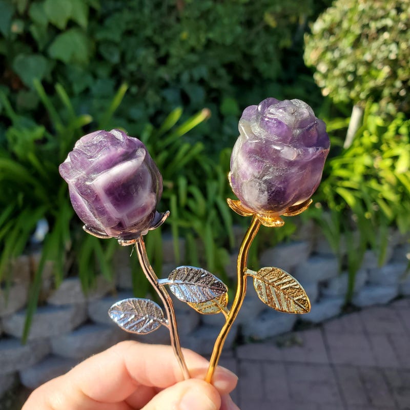 End Stone Amethyst - Etsy