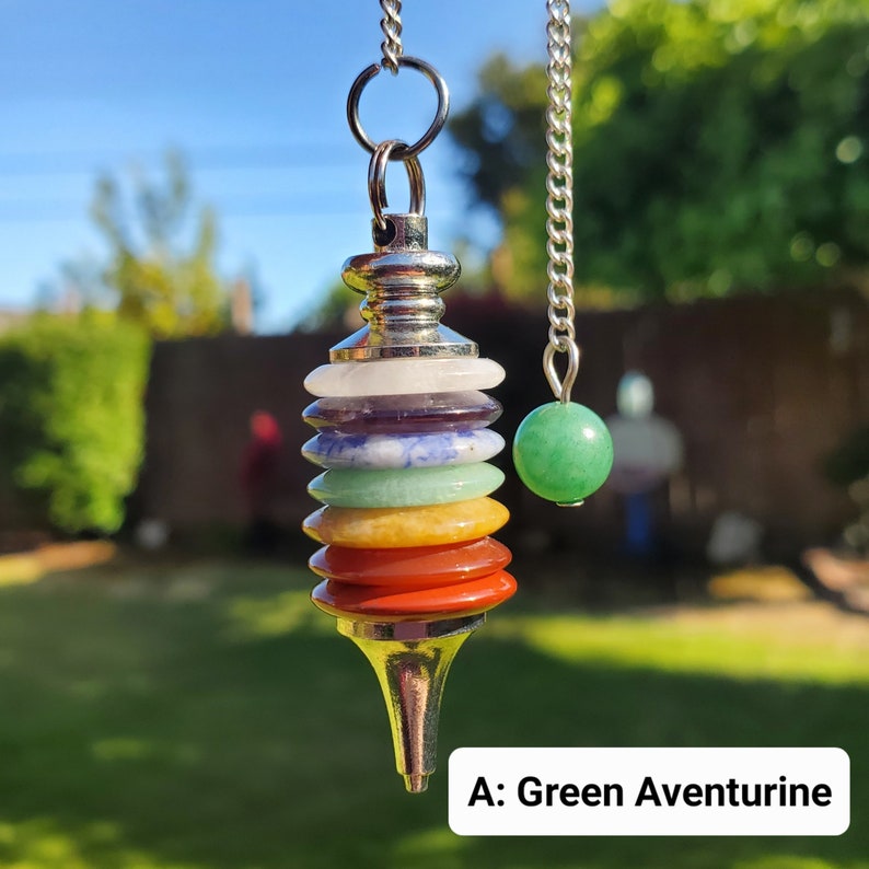 Chakra Pendulum - Grounding, Manifestation, Self Reflection, Prosperity ...