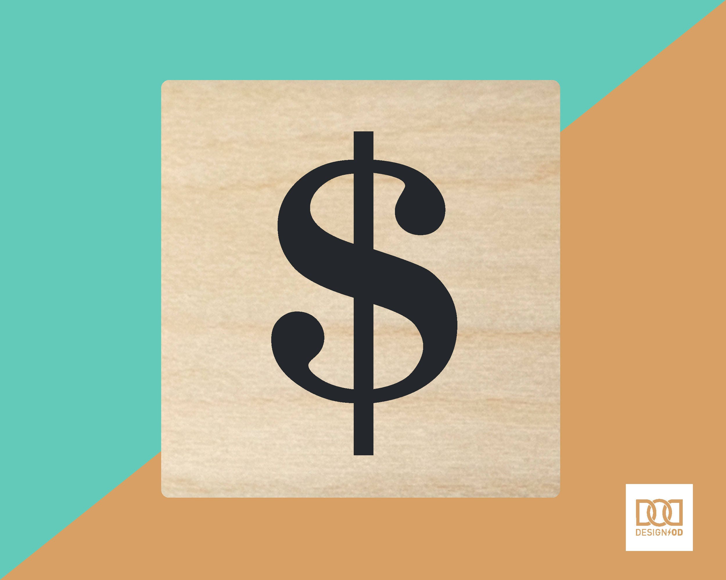 Dollar Sign - 3cm Rubber Stamp (DODRS0096) - Etsy