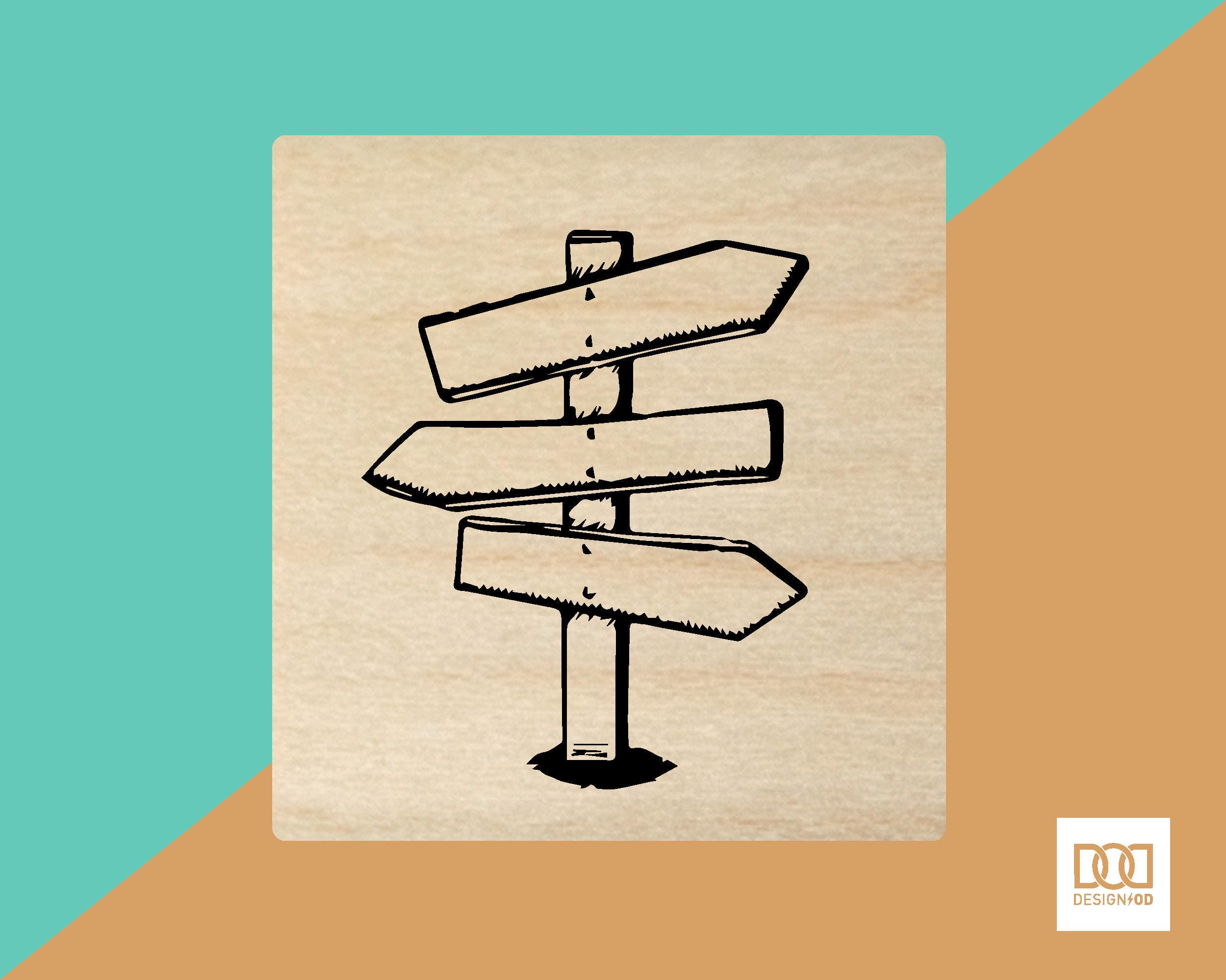 Road Signs - 6cm Rubber Stamp (DODRS0004) - Etsy