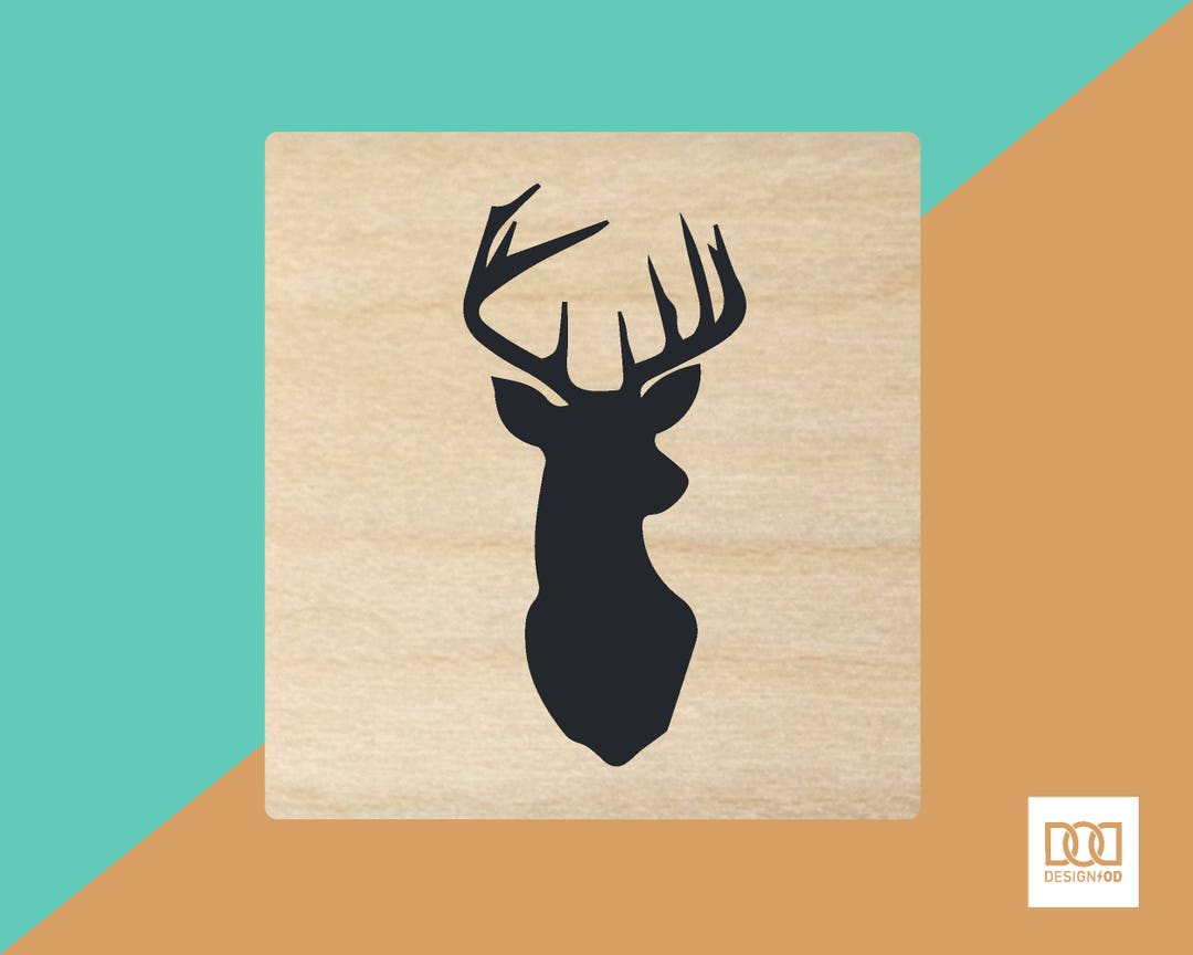 Deer - 3cm Rubber Stamp (DODRS0112) - Etsy