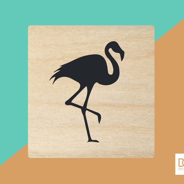 Flamingo Stamp - Etsy