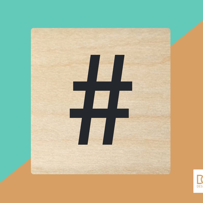 Hashtag Card - Etsy UK