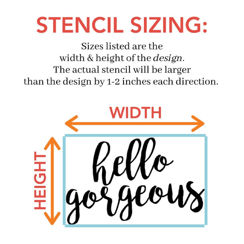 Personalized Stencil / Family Name / Farmhouse / Vinyl Stencil / DIY / Wood Sign / Over-sized ...