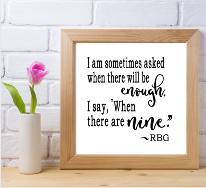 RGB Quote / Ruth Bader Ginsburg / Vinyl Stencil / DIY / Wood Sign ...
