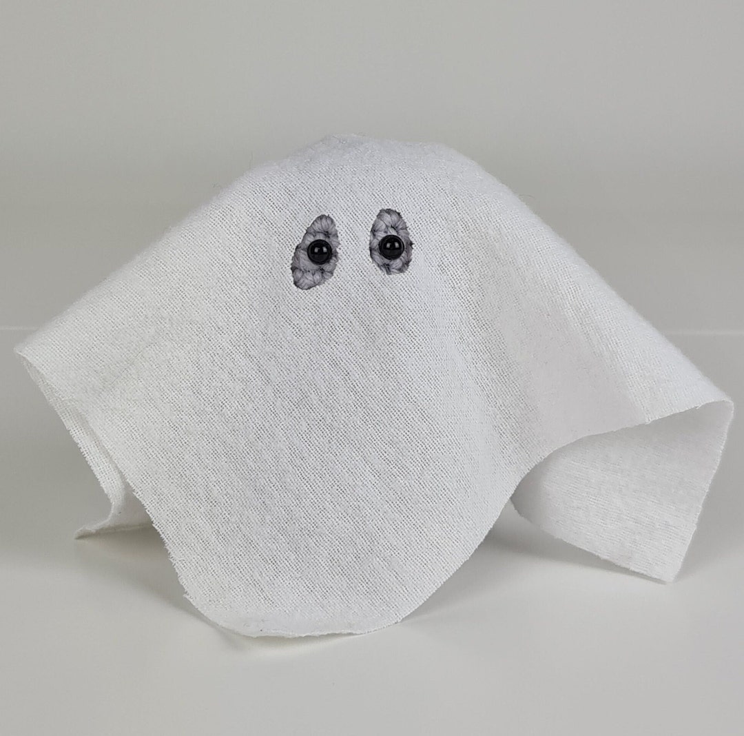 Spooky Cute Ghost Companion, Halloween Decoration, Bed Sheet, Crochet ...