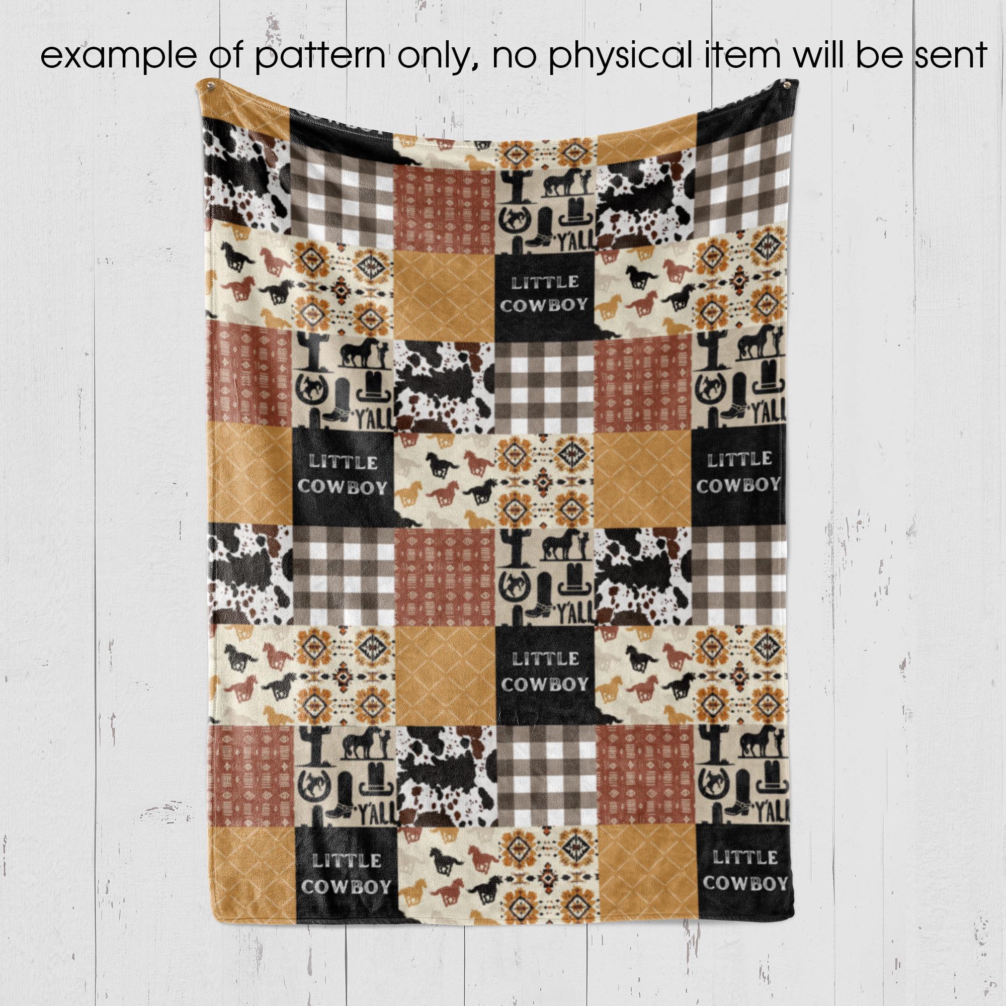 Western Patchwork Seamless Pattern, DIGITAL DOWNLOAD, Southwestern ...