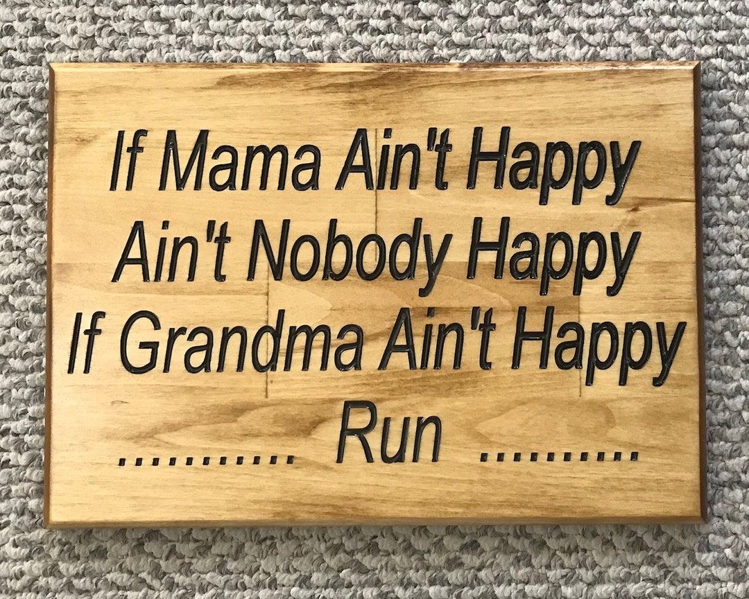 Grandma, Babcia, Busia Carved Wood Sign - Etsy