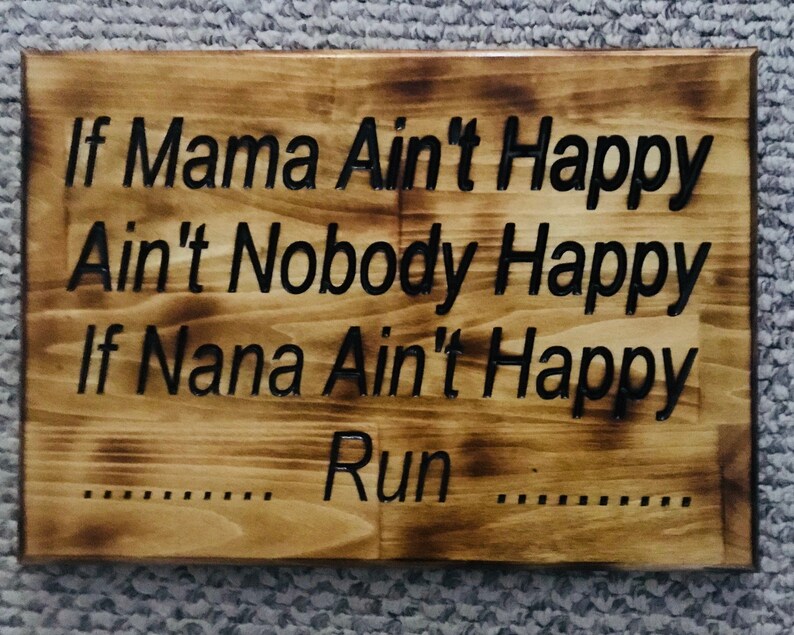 Grandma Babcia Busia Carved Wood Sign - Etsy