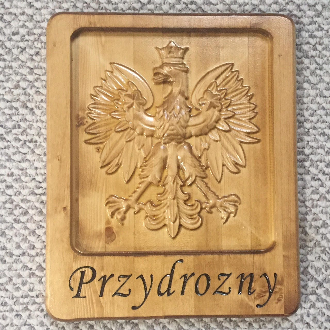 Carved Polish Eagle - Etsy