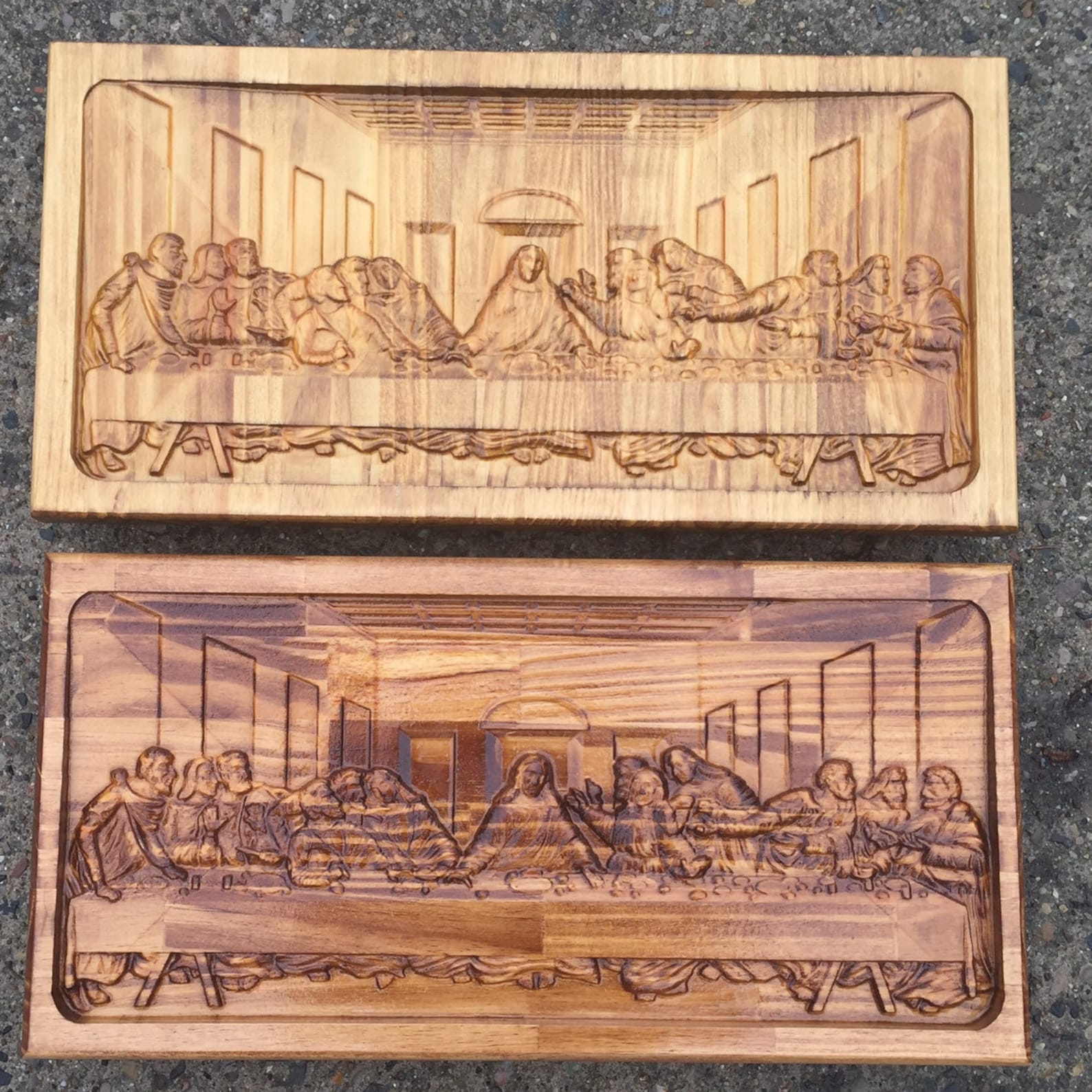 Last Supper Wood Carving - Etsy