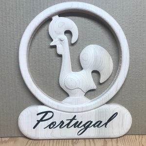 Wood Carved Portuguese Good Luck Rooster - Etsy
