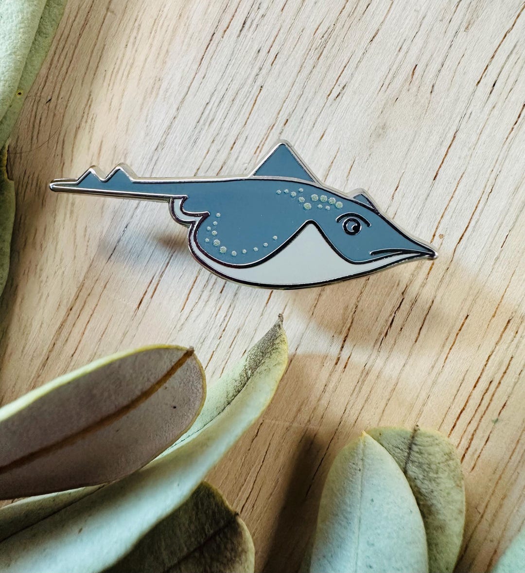 Maugean Skate, Tasmania, Pin Collector, Fish Pin, Stingray, Gift Idea ...