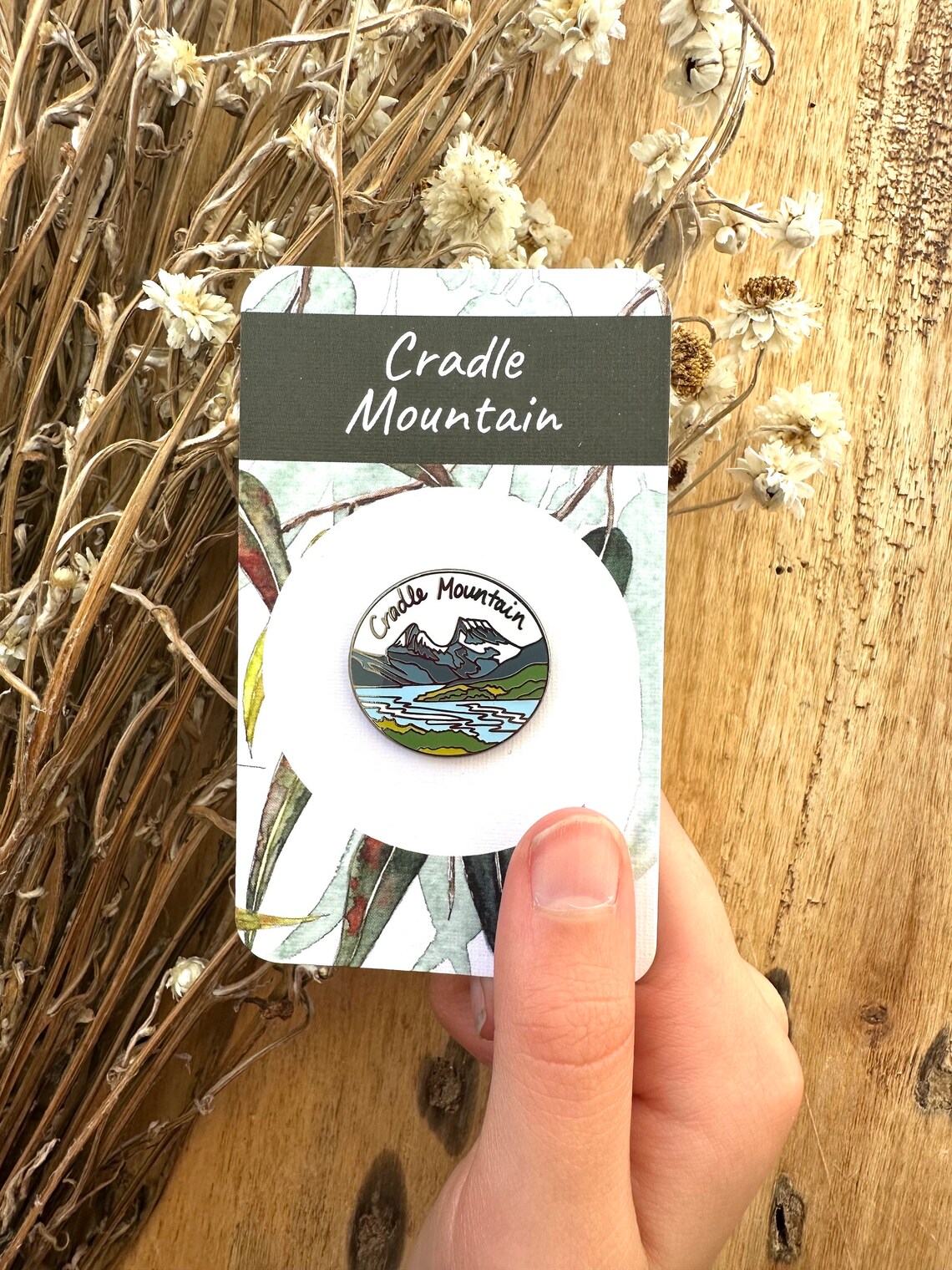 Cradle Mountain, Dove Lake, Enamel Pin, Tasmania, Nature Lover, Gift ...