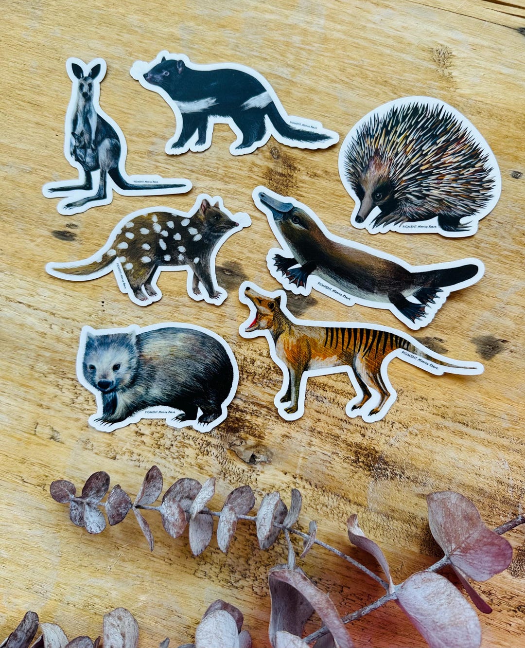 Sticker Set, Tasmania, Animal Stickers, Gift Idea, Australia, Bumper ...