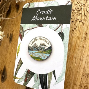 Cradle Mountain, Dove Lake, Enamel Pin, Tasmania, Nature Lover, Gift ...