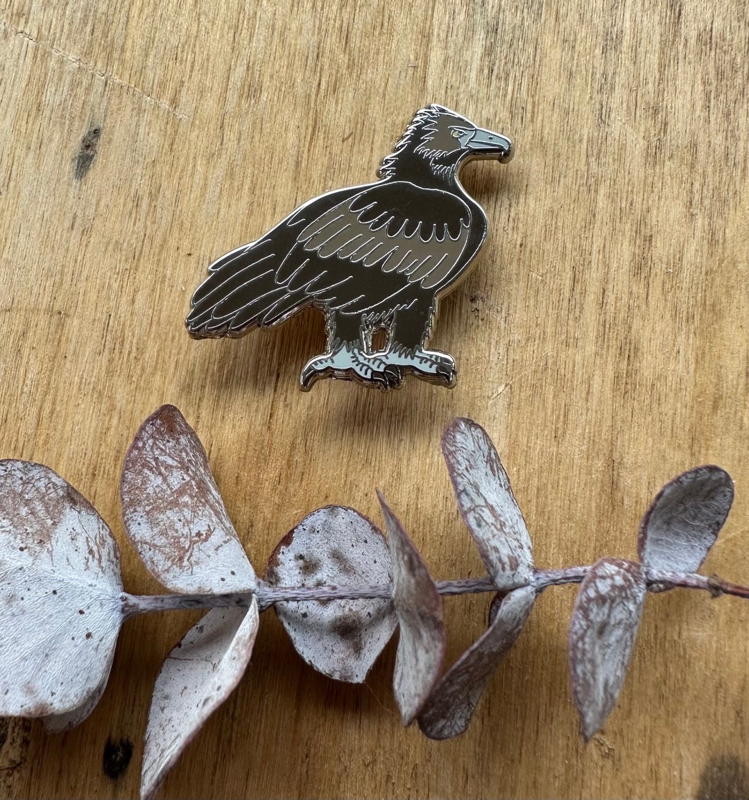 Wedge-tailed Eagle, Enamel Pin, Eagles, Bird Pin, Pigment Pins, Birds ...