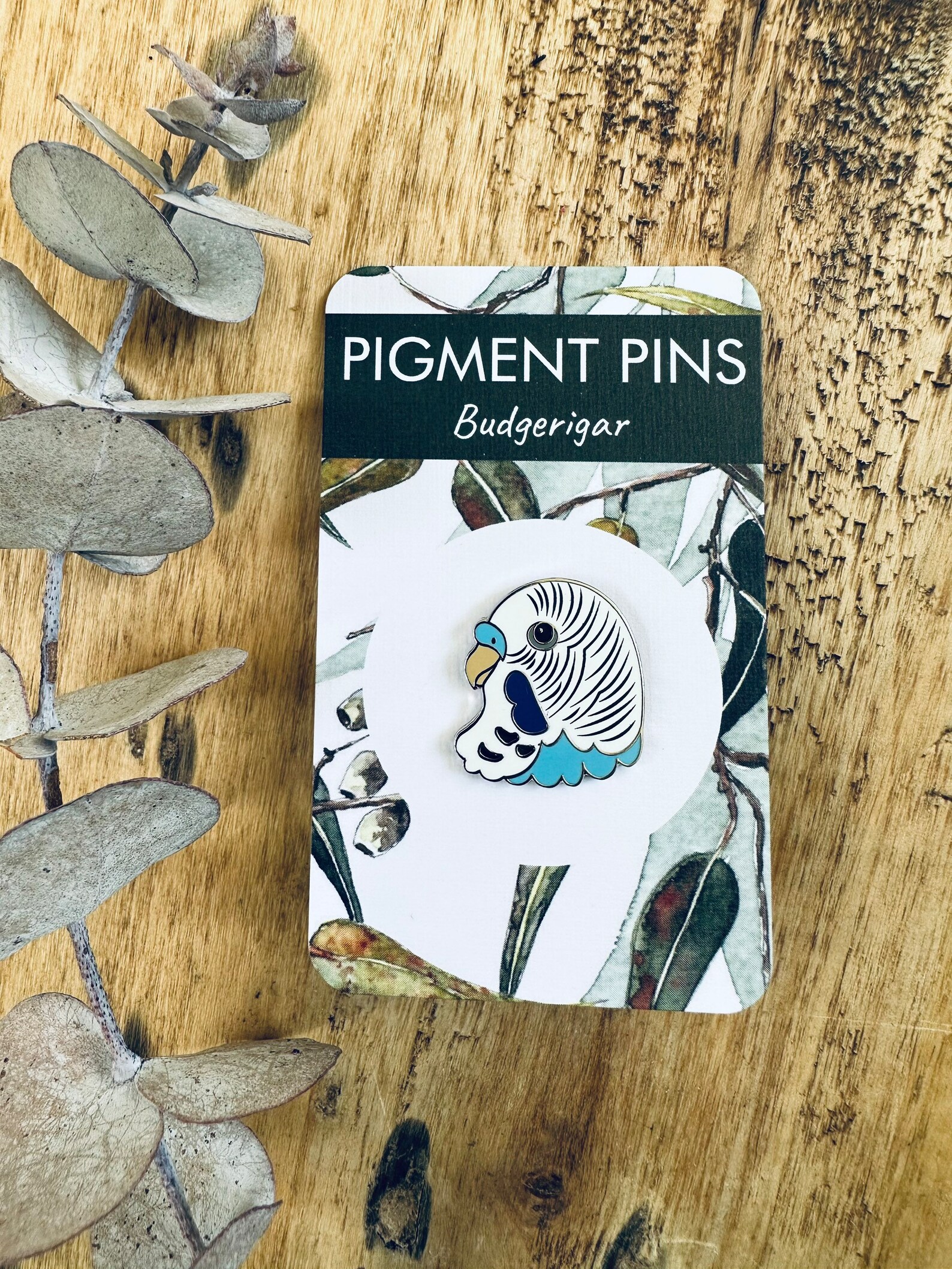 Budgie, Budgerigar, Enamel Pin, Australian Bird, Pin Collection, Bird ...