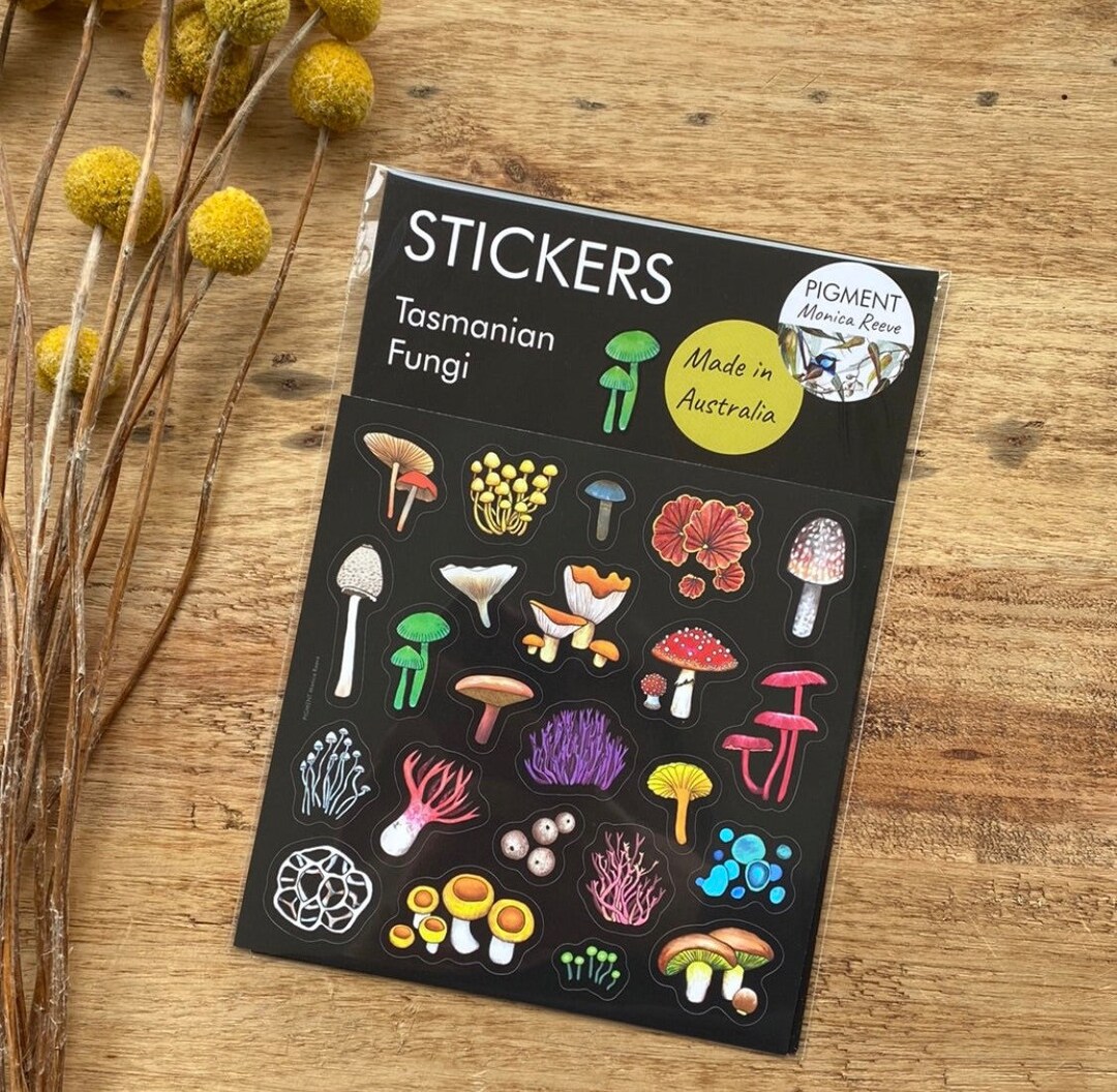 Fungi Stickers, Toadstools, Nature Lover, Stationary, Scrapbook ...