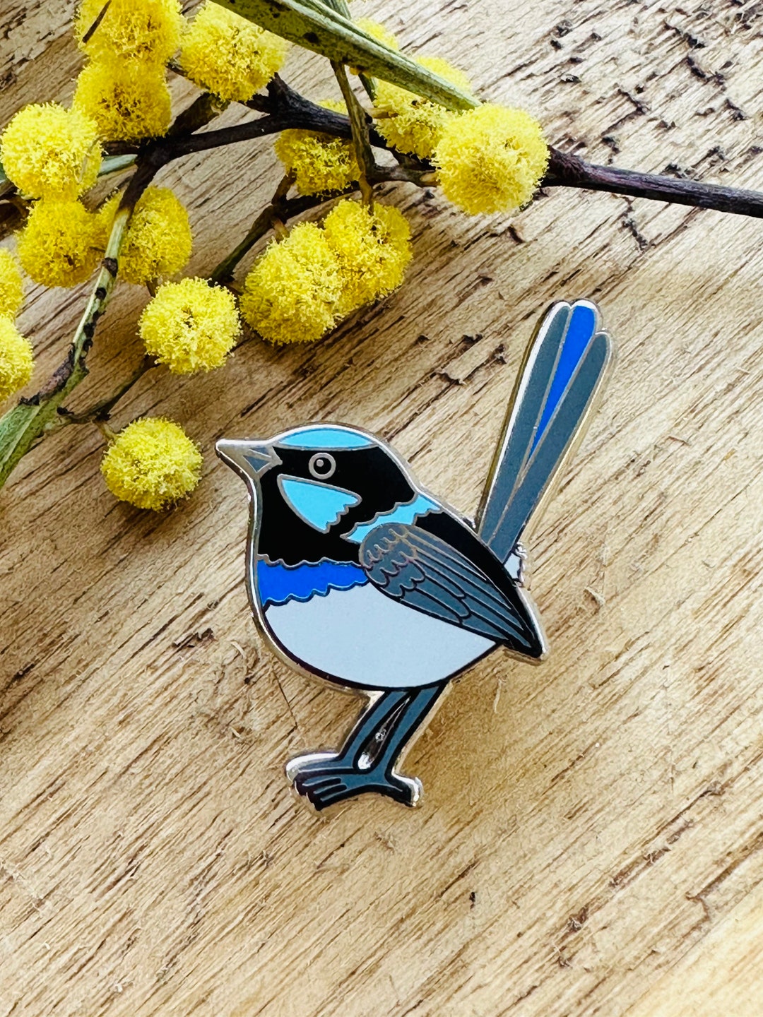 Blue Wren Pin, Australian Birds, Pin Collector, Enamel Pin, Bird Pin ...